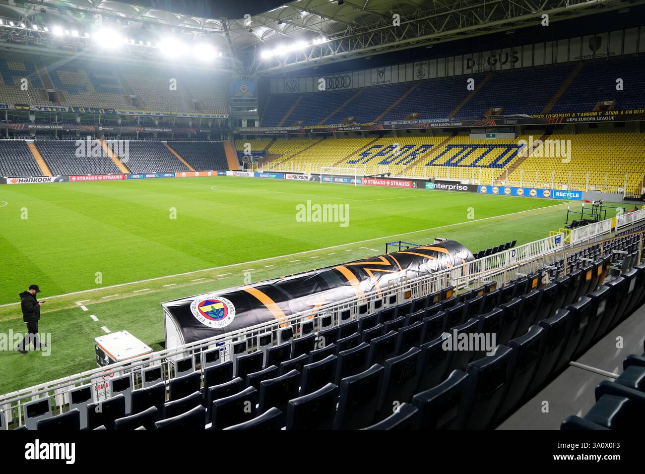 A general view inside the stadium ahead of a press conference at the ...