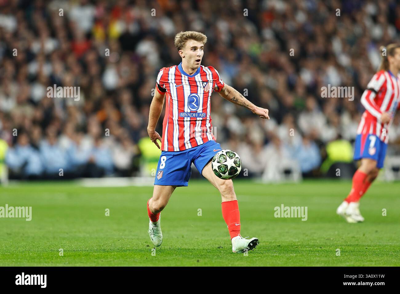 Madrid, Spain. 4th Mar, 2025. Pablo Barrios (Atletico) Football/Soccer ...