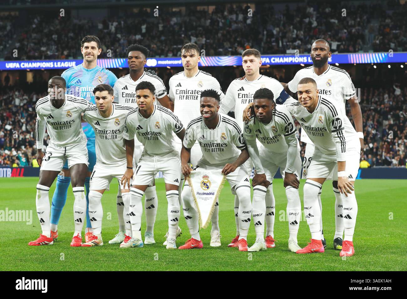 Real Madrid team group line-up (Real), MARCH 4, 2025 - Football ...