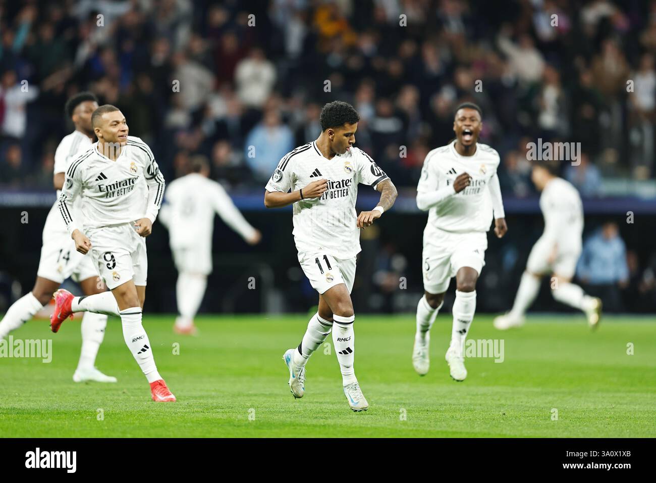 Madrid, Spain. 4th Mar, 2025. Rodrygo Goes (Real) Football/Soccer ...