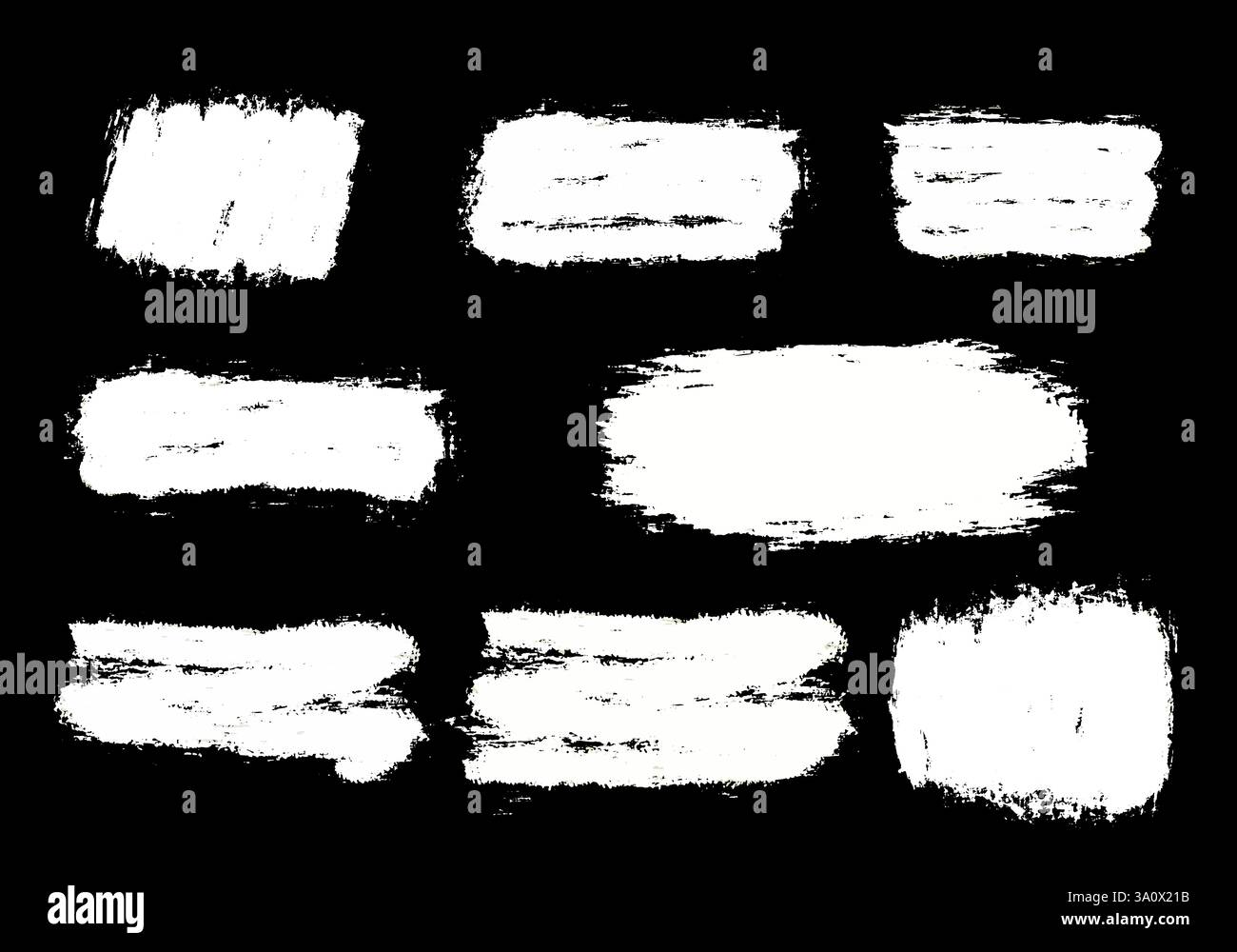 Rough ink strokes vector vectors Stock Vector Images - Alamy