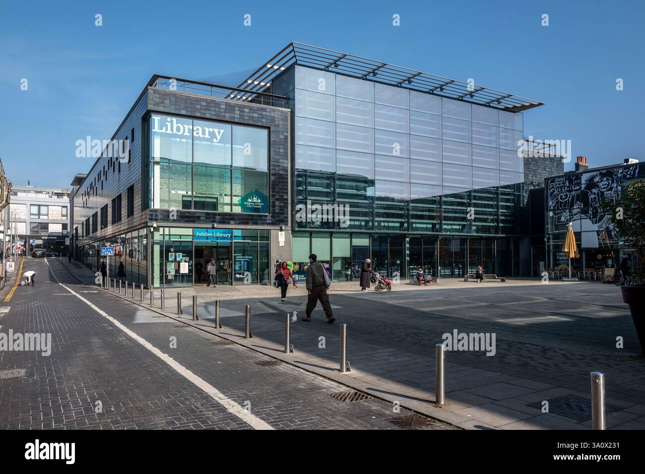 Brighton, March 5th 2025: The Jubilee Library in Brighton city centre ...
