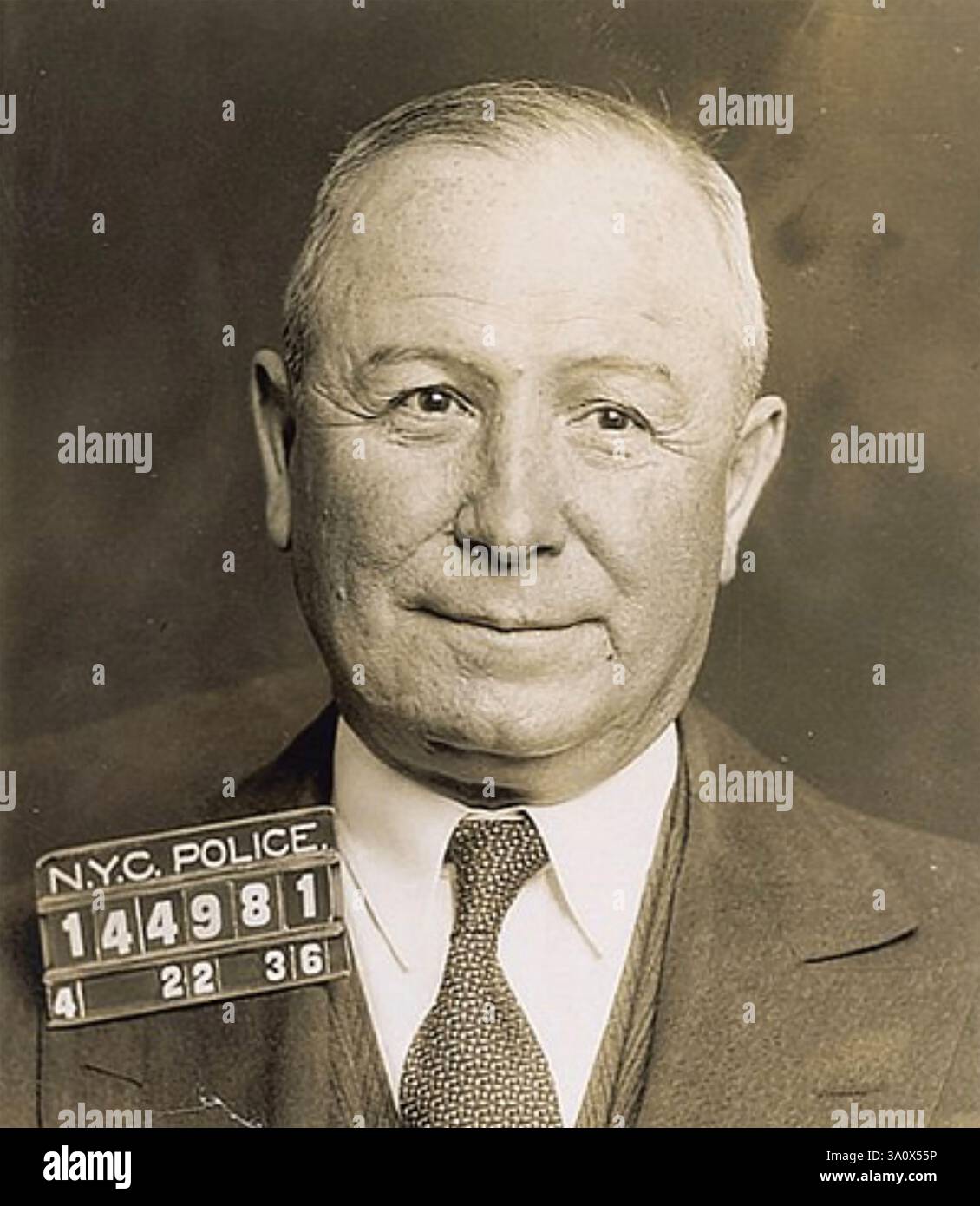 JOHNNY TORRIO (1882-1957) Italian-American Chicago mobster in a 1936 ...