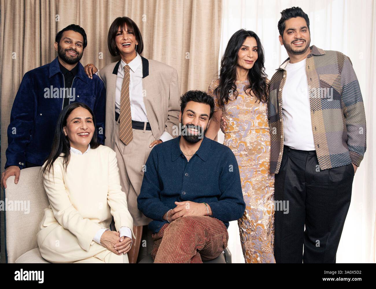 Asif Ali, from left, Poorna Jagannathan, Michelle Nader, Abdullah Saeed ...