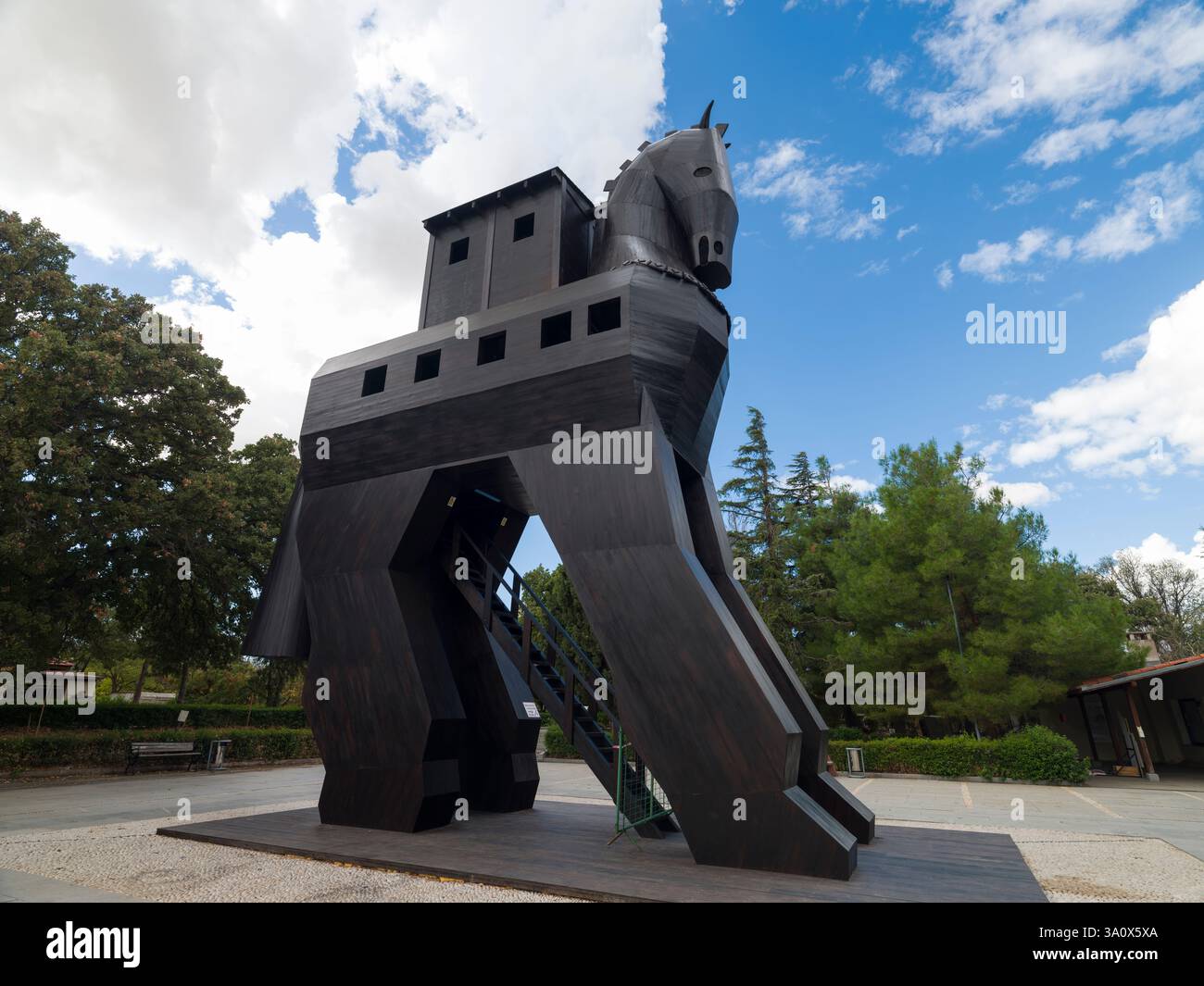 Canakkale, Turkey - 16.10.2016 : The Trojan horse, the symbol of the ...