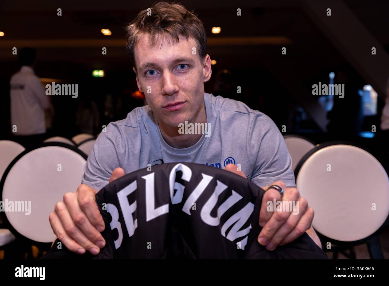 APELDOORN, - MARCH 5: Julien Watrin of Belgium on March 5, 2025 in ...