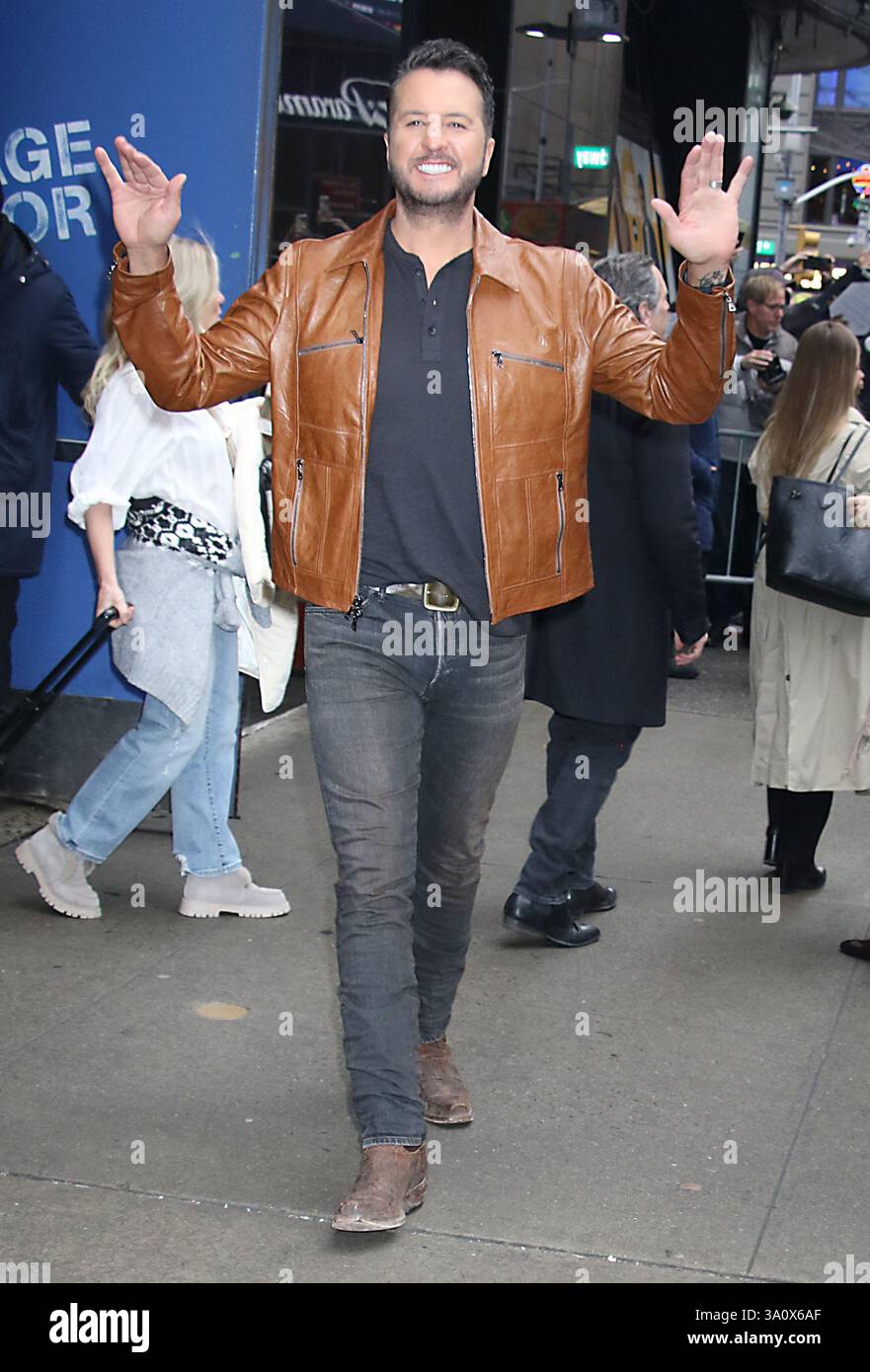 NEW YORK, NY- MARCH 5: Luke Bryan seen at Good Morning America ...