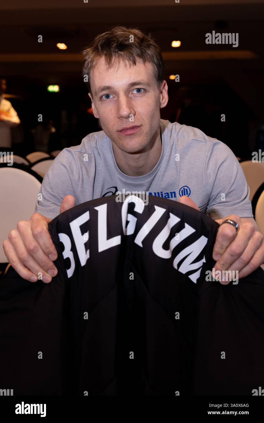 APELDOORN, - MARCH 5: Julien Watrin of Belgium on March 5, 2025 in ...