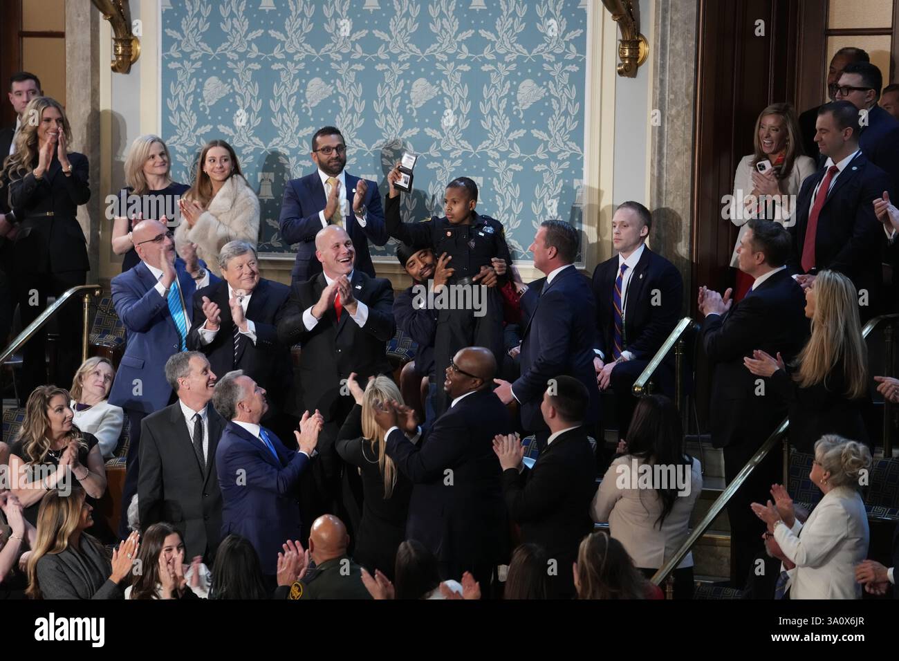 Washington, Dc, USA. 04th Mar, 2025. 13-year-old Devarjay "DJ" Daniel ...