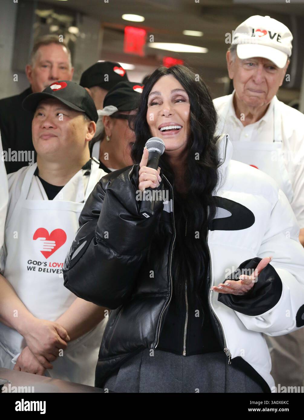 March 5, 2025, New York, New York, USA: Singer, actress CHER seen ...