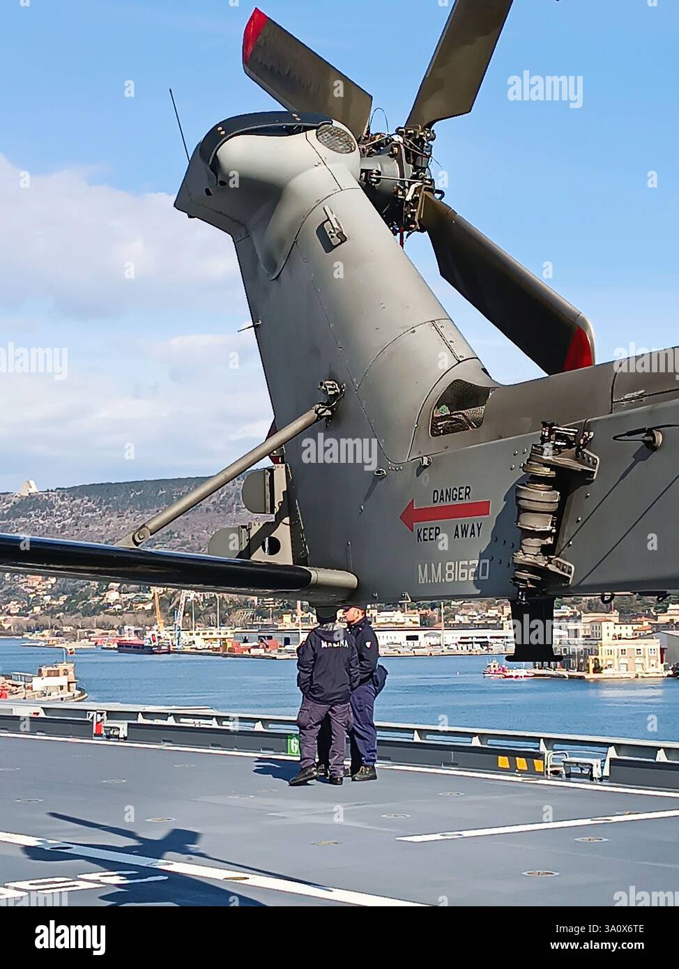 The multipurpose amphibious unit Nave Trieste, designed to support ...