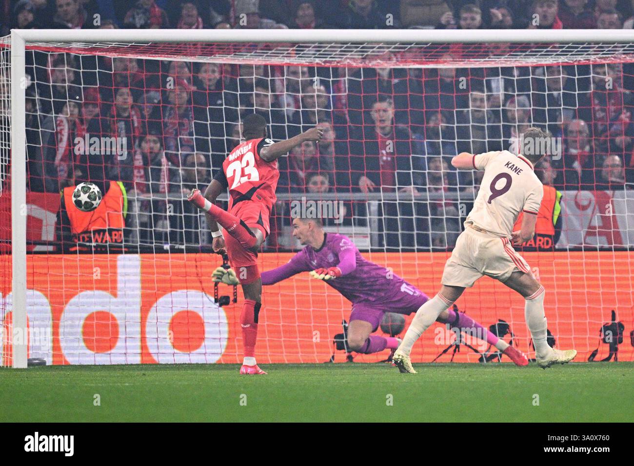Munich, Germany. 05th Mar, 2025. Soccer, Champions League, FC Bayern ...