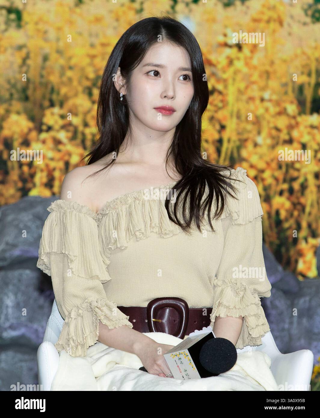 Seoul, South Korea. 5th Mar, 2025. South Korean singer and actress IU ...