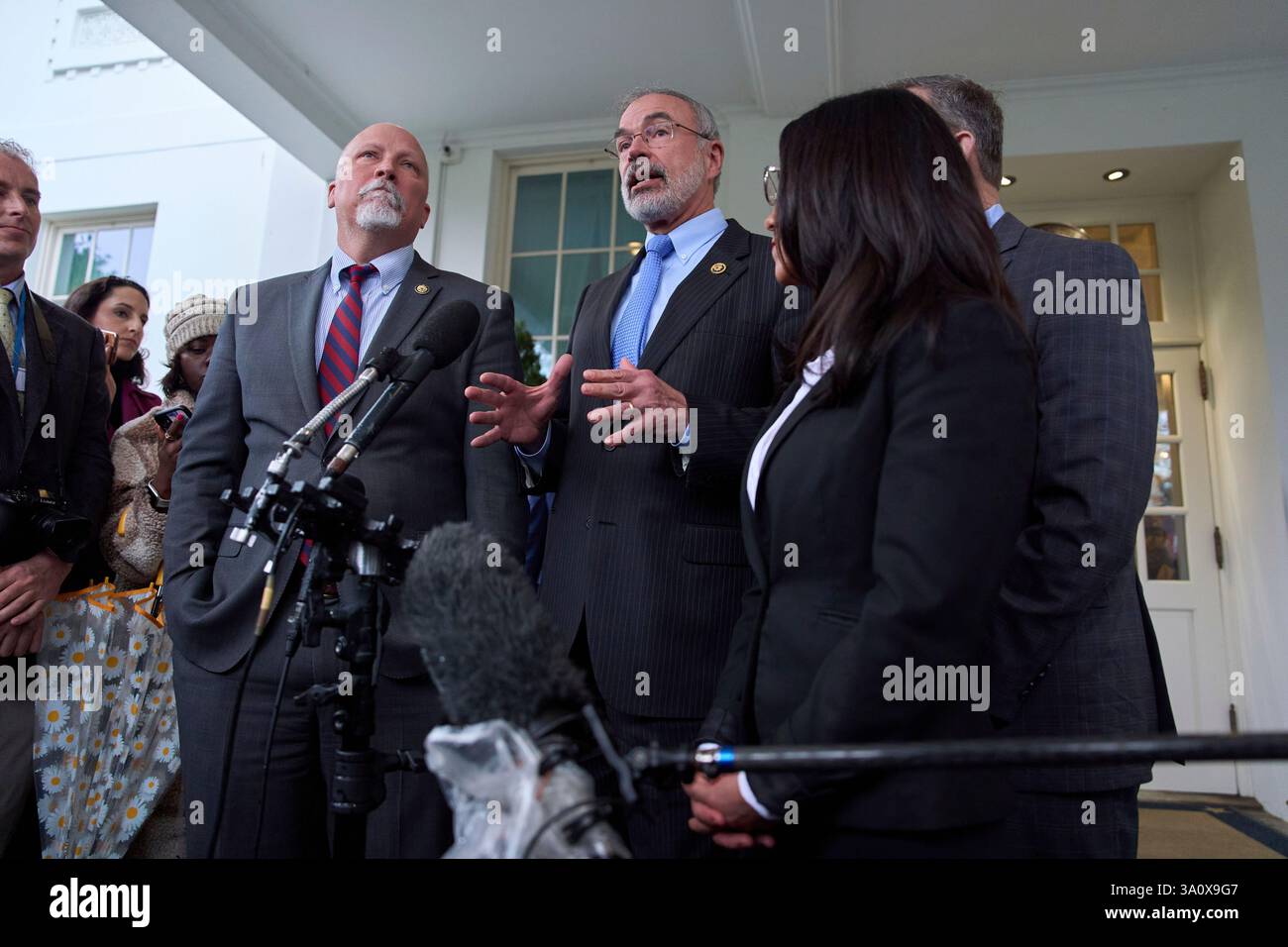 Chairman of the House Freedom Caucus Rep. Andy Harris, R-Md., speaks to ...