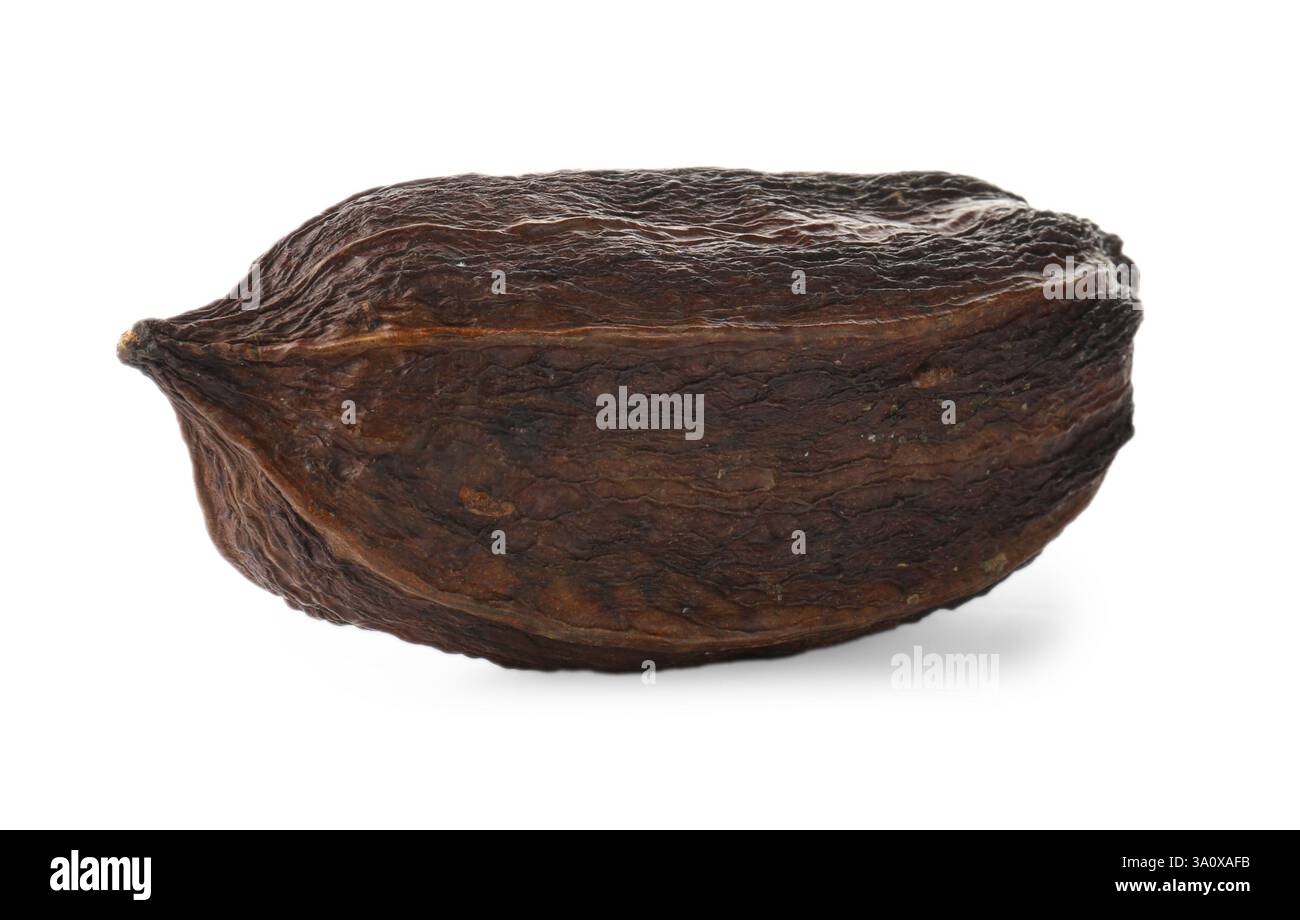 Whole tropical cocoa pod isolated on white Stock Photo - Alamy