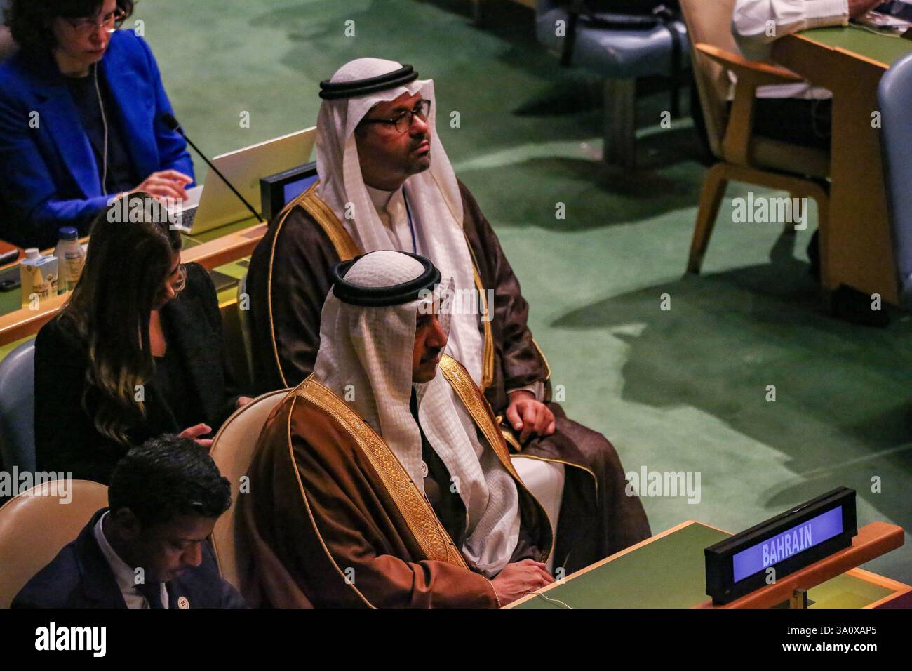 New York, New York, USA. 5th Mar, 2025. SHAIKH ABDULLAH BIN AHMED AL ...