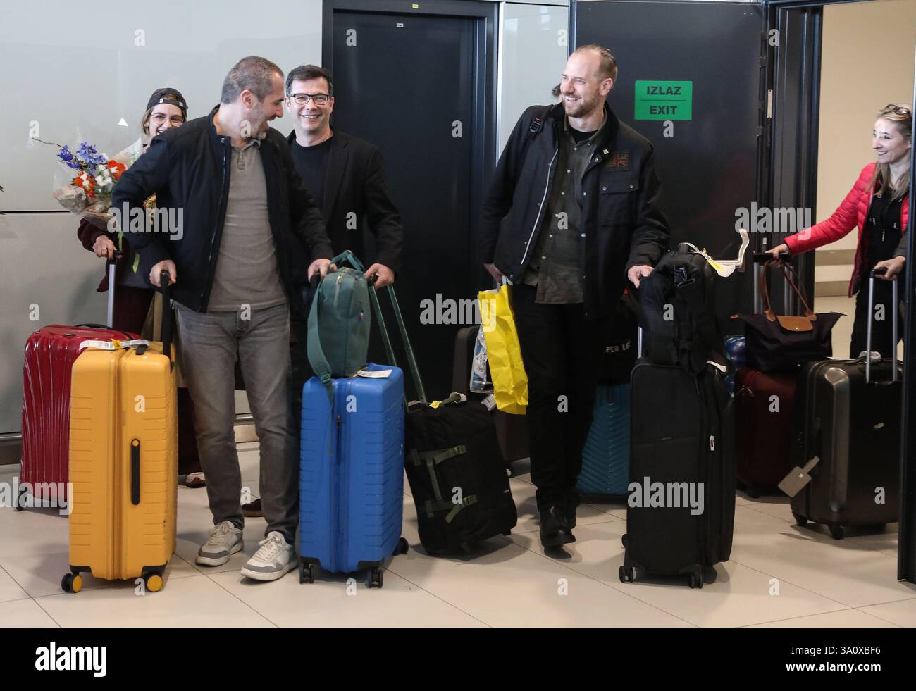 Zagreb, Croatia. 05th Mar, 2025. The crew of the film "The Man Who ...