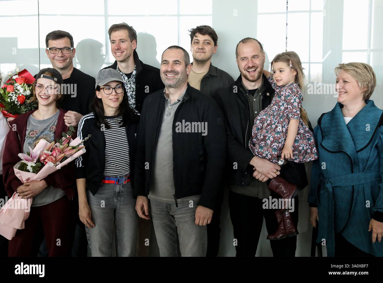Zagreb, Croatia. 05th Mar, 2025. The crew of the film "The Man Who ...