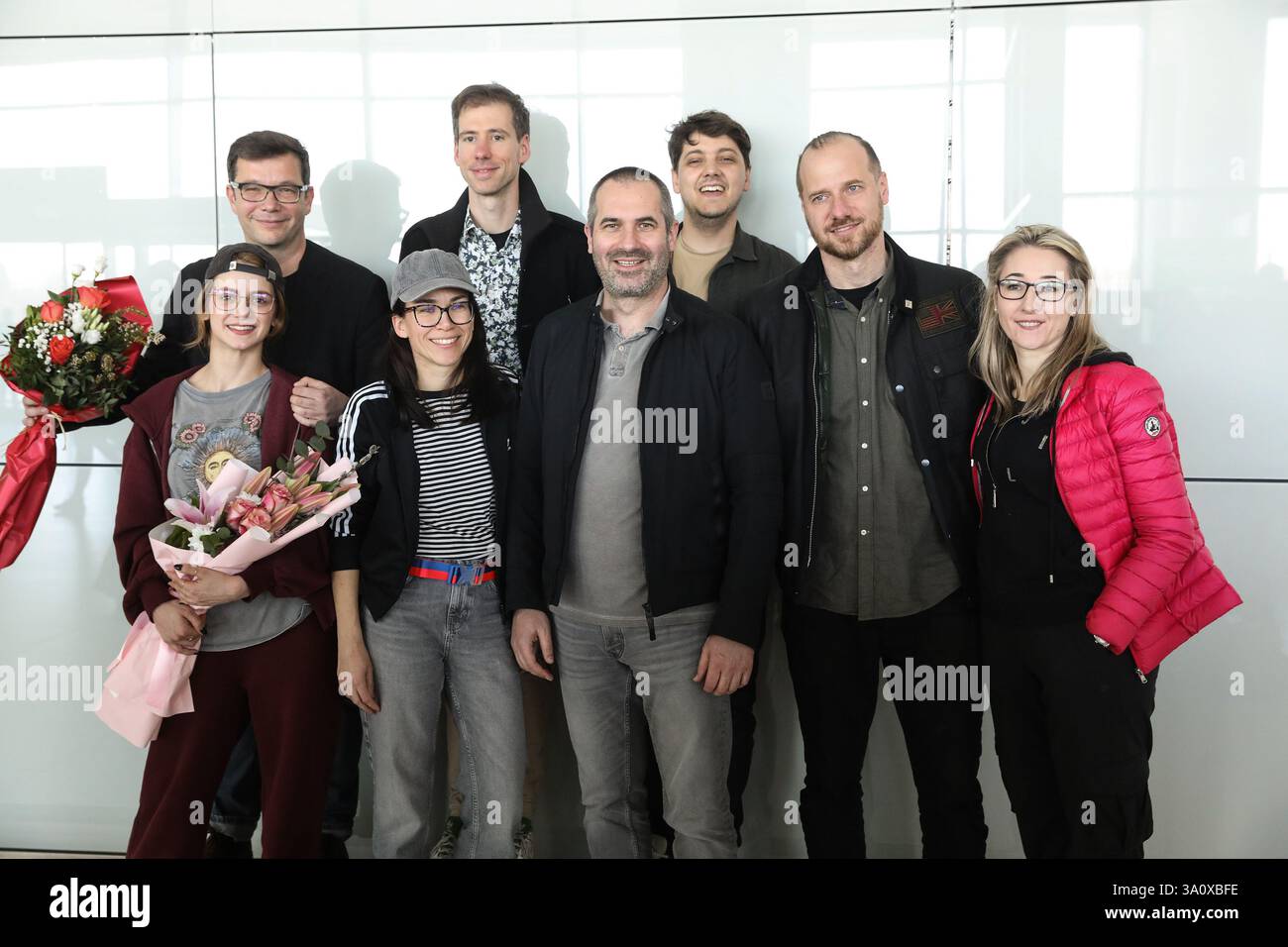 Zagreb, Croatia. 05th Mar, 2025. The crew of the film "The Man Who ...
