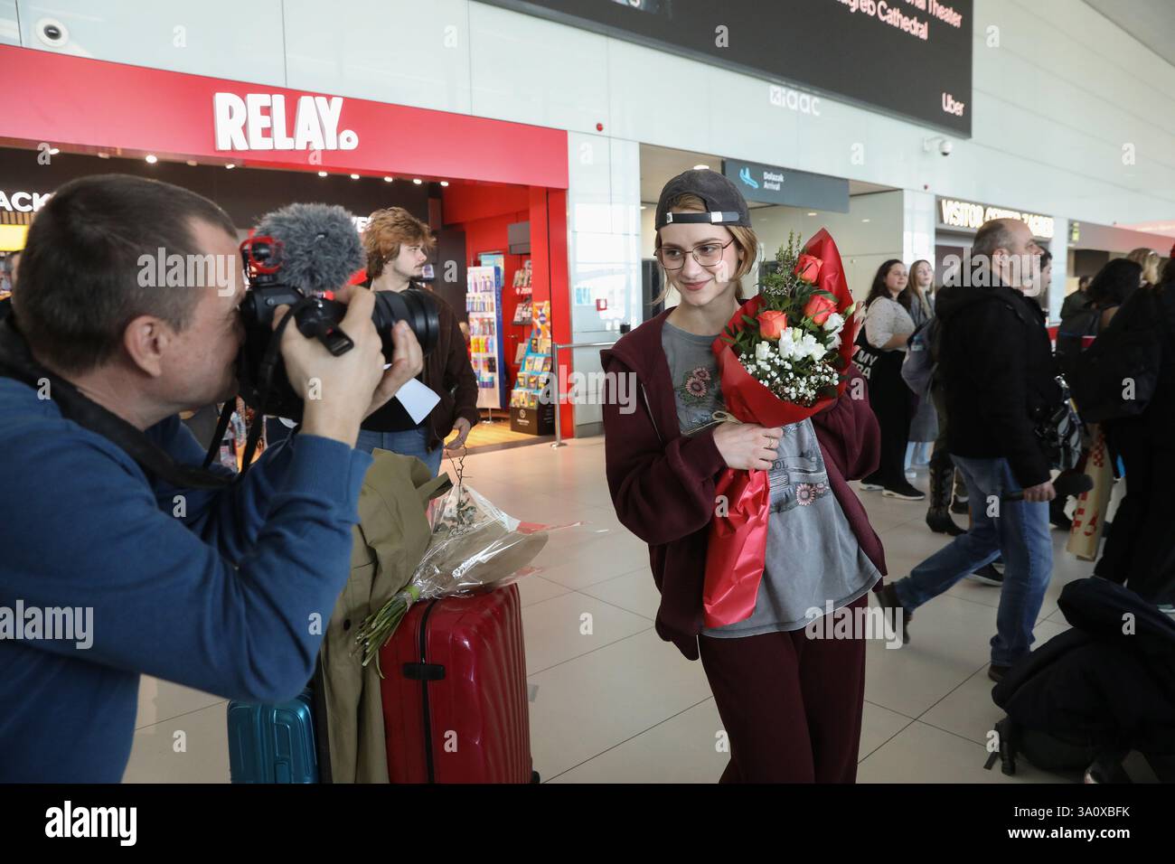 Zagreb, Croatia. 05th Mar, 2025. The crew of the film "The Man Who ...