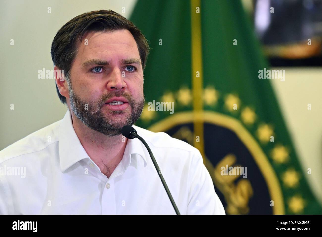 Vice President JD Vance speaks at the Border Patrol Station South ...