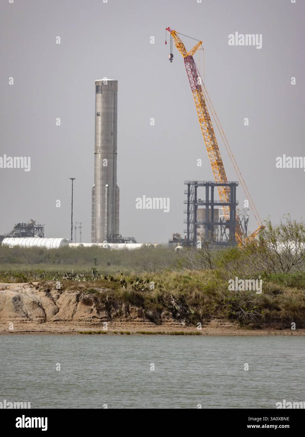 Starbase, USA. 05th Mar, 2025. Starship B16 first stage booster ...