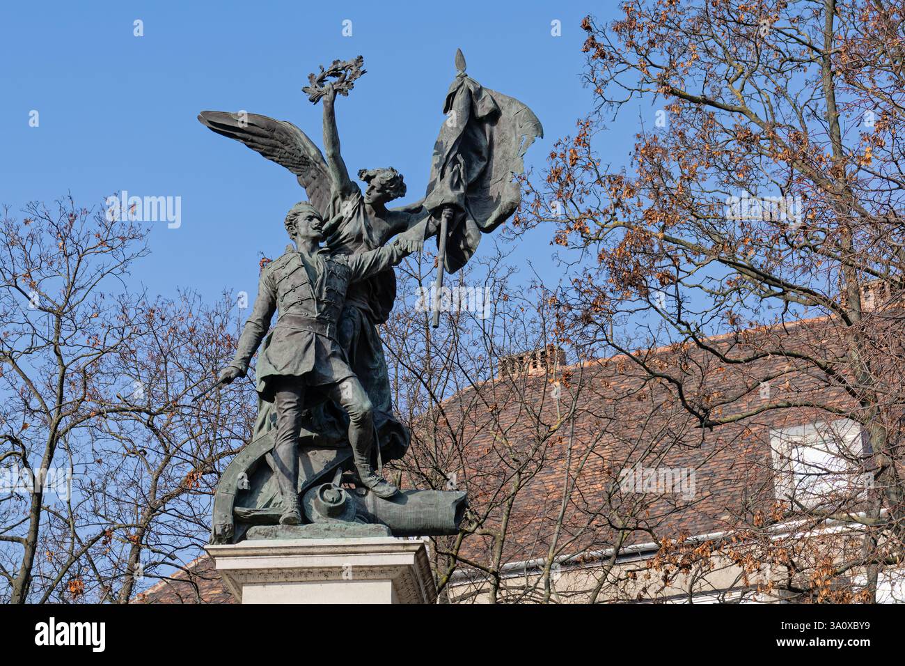 Budapest, Hungary - Jan. 31, 2025: This Freedom Fighters Monument notes ...