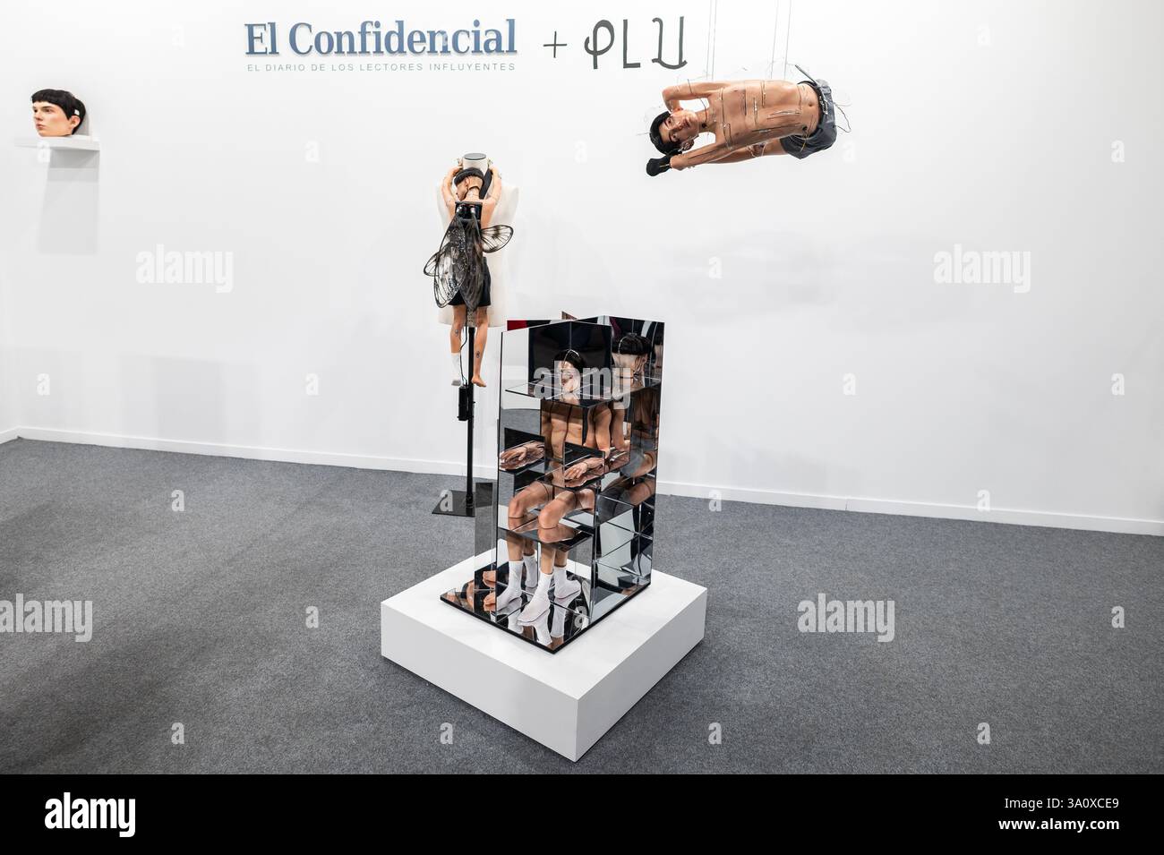 Madrid, Spain. 05th Mar, 2025. Artworks of artist Filip Custic during ...