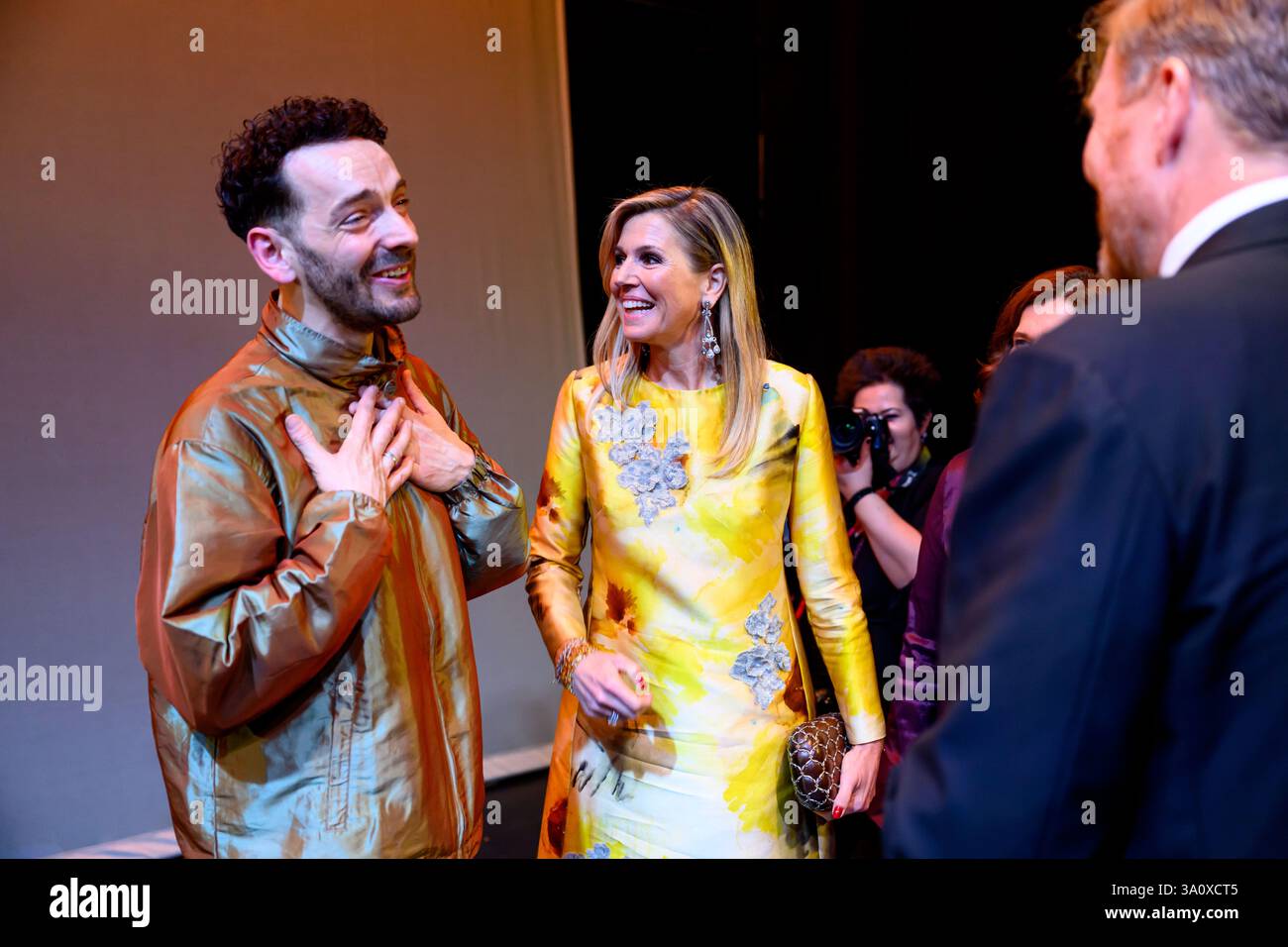 King Willem-Alexander, Queen Maxima and Remy van Kesteren during the ...