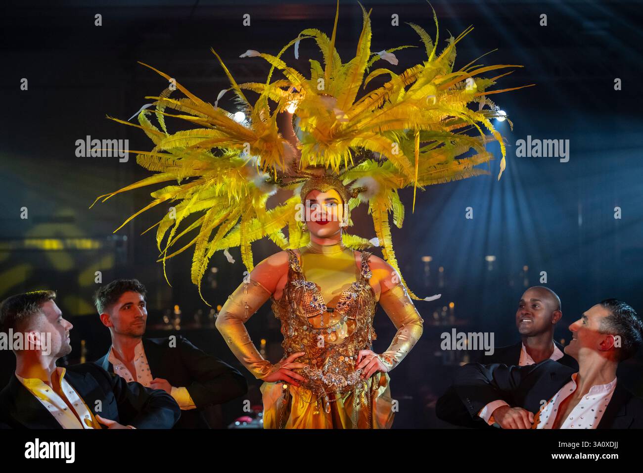 London, UK. 5 March 2025. The cast at a photocall for ‘Roxie Rocks ...