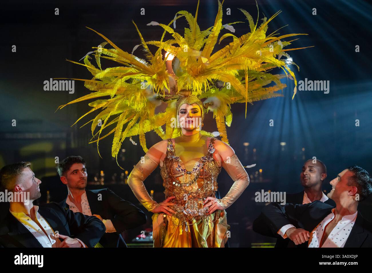 London, UK. 5 March 2025. The cast at a photocall for ‘Roxie Rocks ...