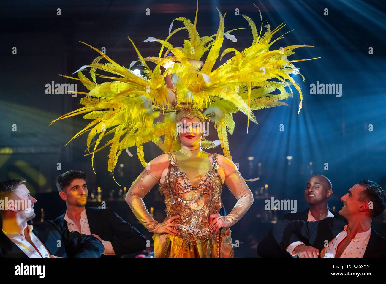 London, UK. 5 March 2025. The cast at a photocall for ‘Roxie Rocks ...