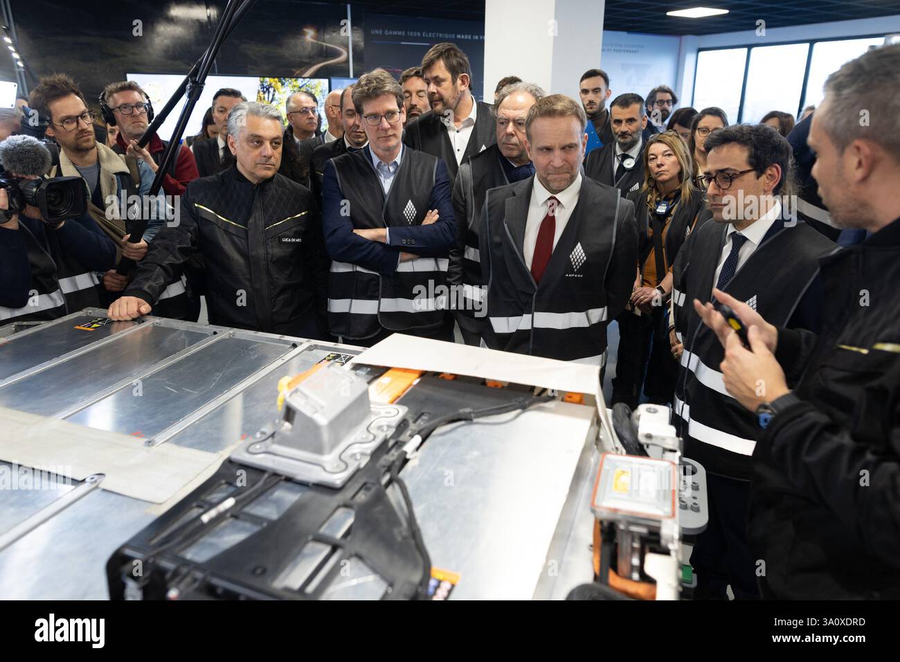 General Director of Renault Luca de Meo, French Minister for Industry ...