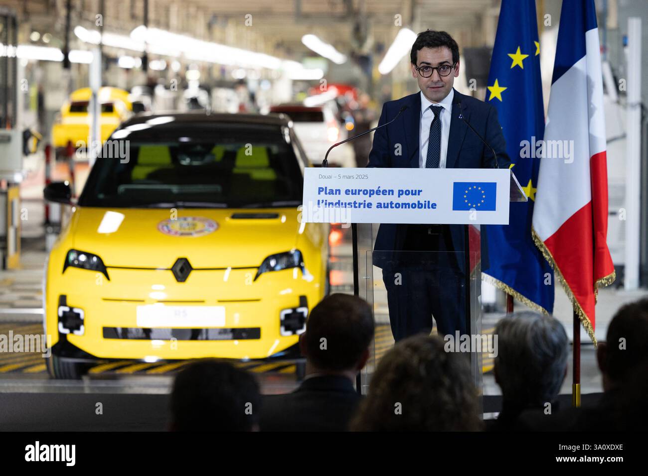 Douai, France. 05th Mar, 2025. EU Executive Vice-President for Prosperity and Industrial ...