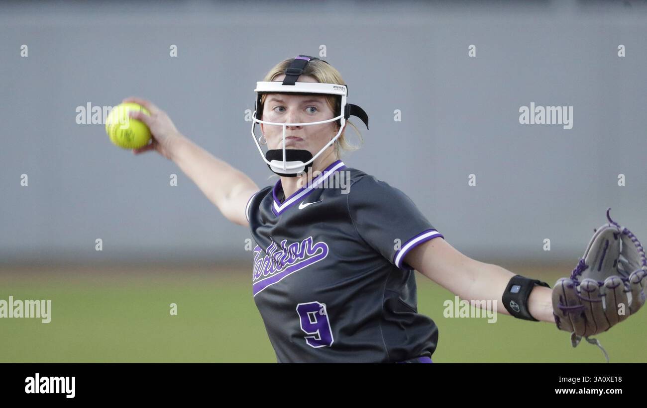 Tarleton State pitcher Sadie Beck during an NCAA softball game against ...
