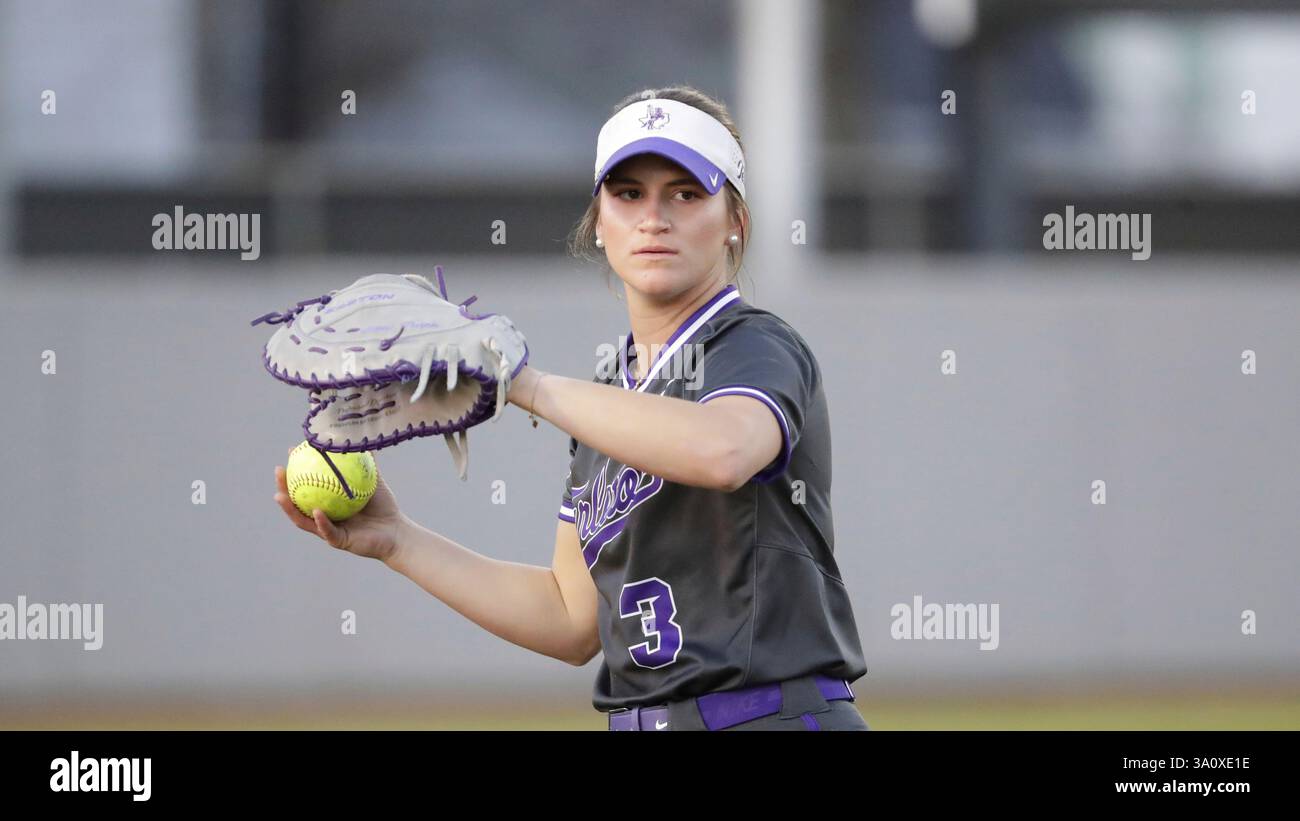 Tarleton State utility player Hayden Fox during an NCAA softball game ...