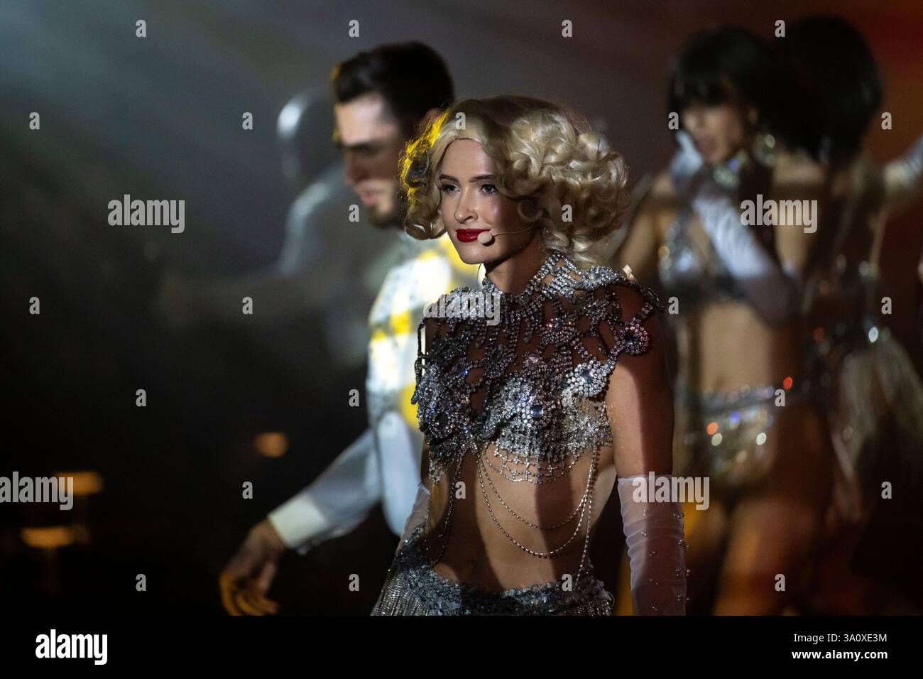 London, UK. 5 March 2025. The cast at a photocall for ‘Roxie Rocks ...