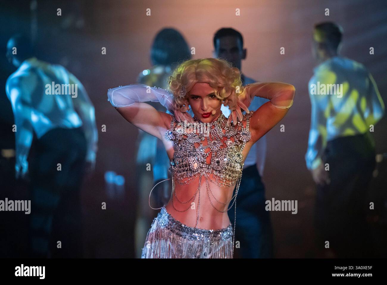 London, UK. 5 March 2025. The cast at a photocall for ‘Roxie Rocks ...