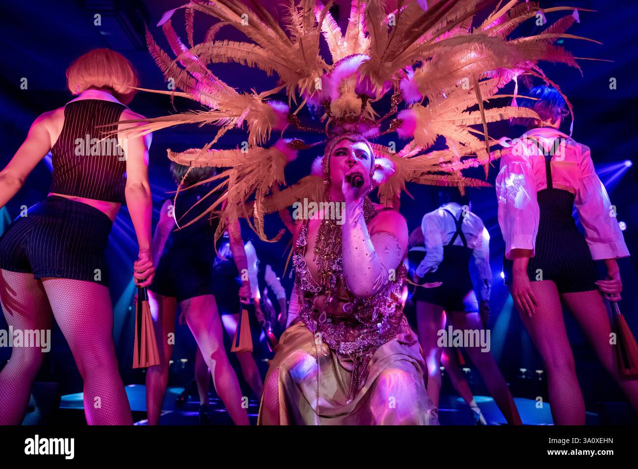 London, UK. 5 March 2025. The cast at a photocall for ‘Roxie Rocks ...