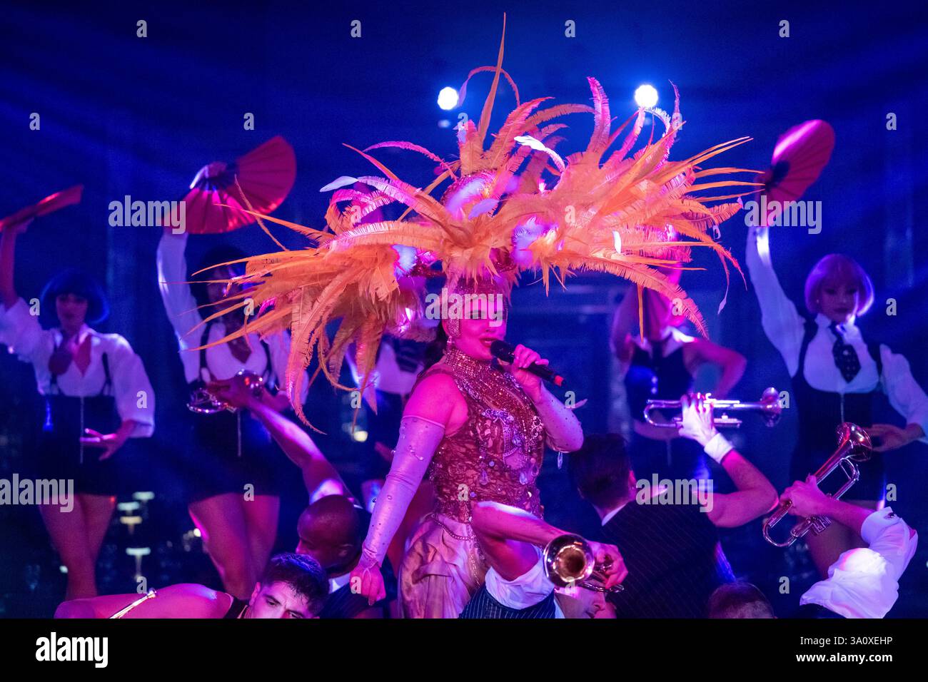 London, UK. 5 March 2025. The cast at a photocall for ‘Roxie Rocks ...