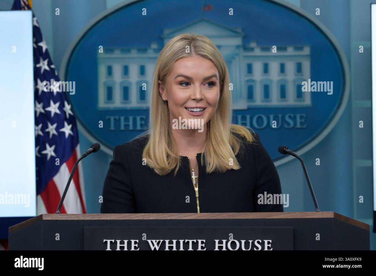 White House Press Secretary Karoline Leavitt speaks about Border ...