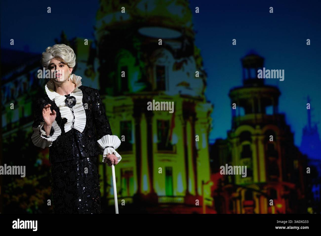 Actors perform during the presentation of the opera LA GRAN VIA at the ...