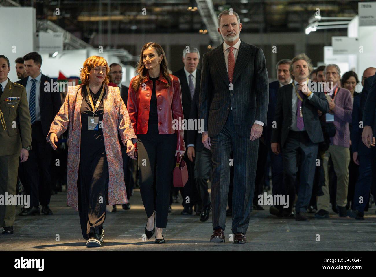 The opening of a new edition of ARCOmadrid, «the International ...