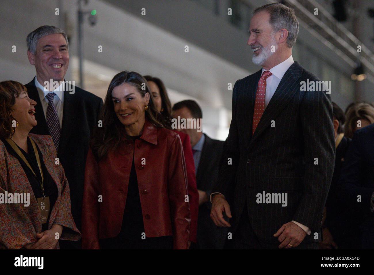 The opening of a new edition of ARCOmadrid, «the International ...