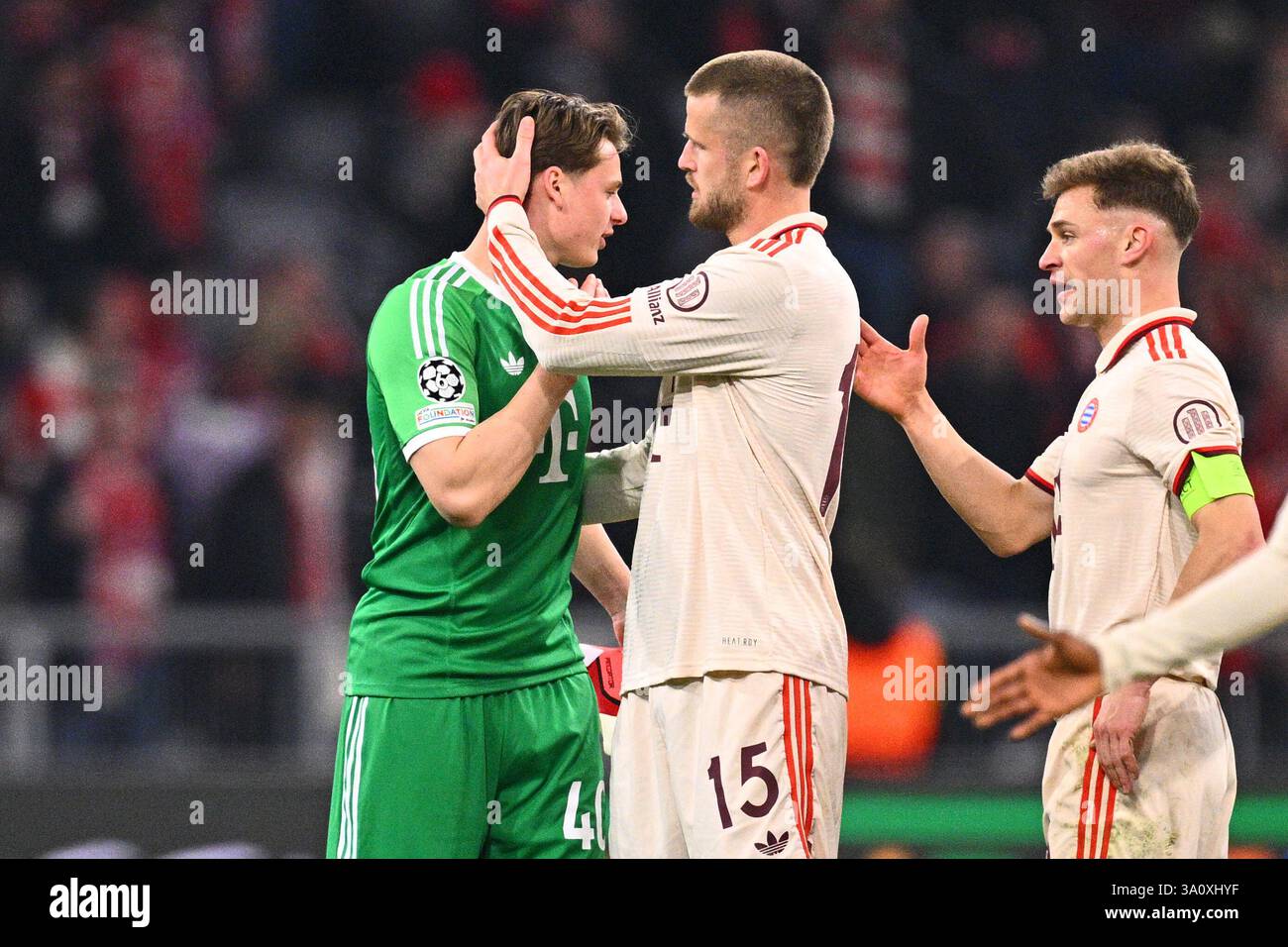 05 March 2025, Bavaria, Munich: Soccer, Champions League, FC Bayern ...
