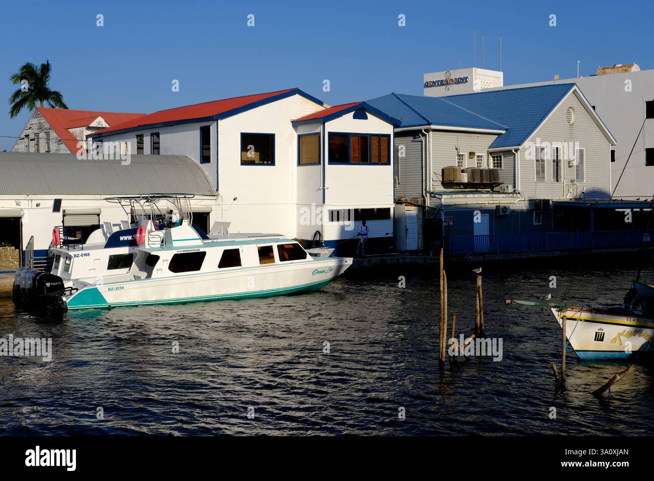 The terminal of Caribbean Sprinter water taxi from Belize City to San ...