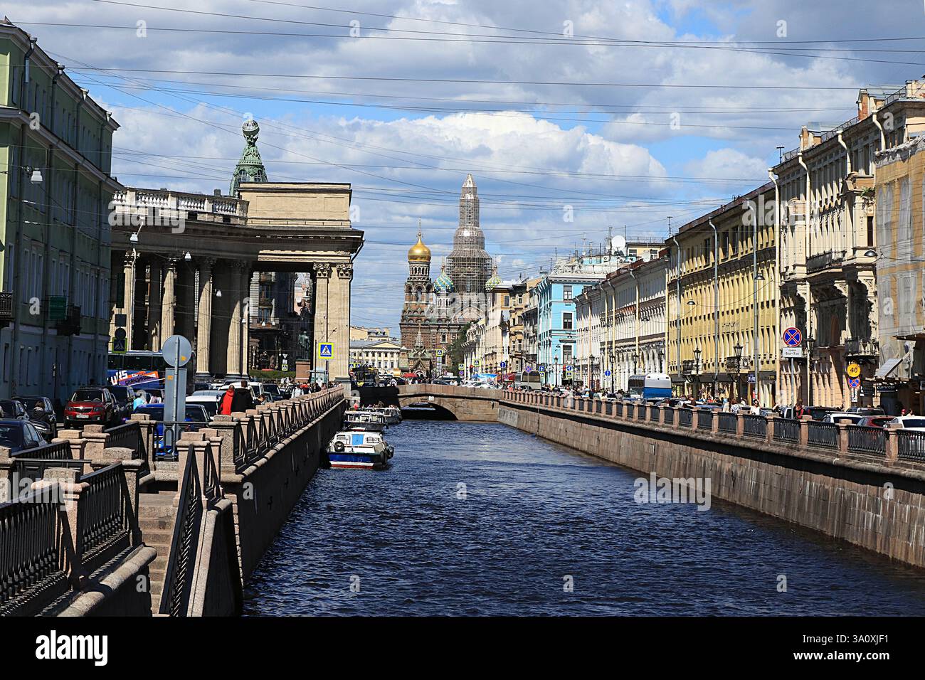 Russia, St. Petersburg, June 29, 2019: The Cathedral of the ...
