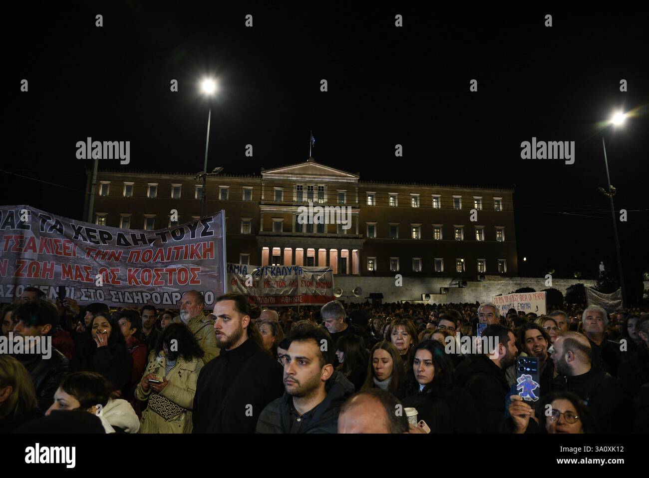 Athens, Greece. 05th Mar, 2025. Athens, Greec, March 5, 2025. Thousands ...
