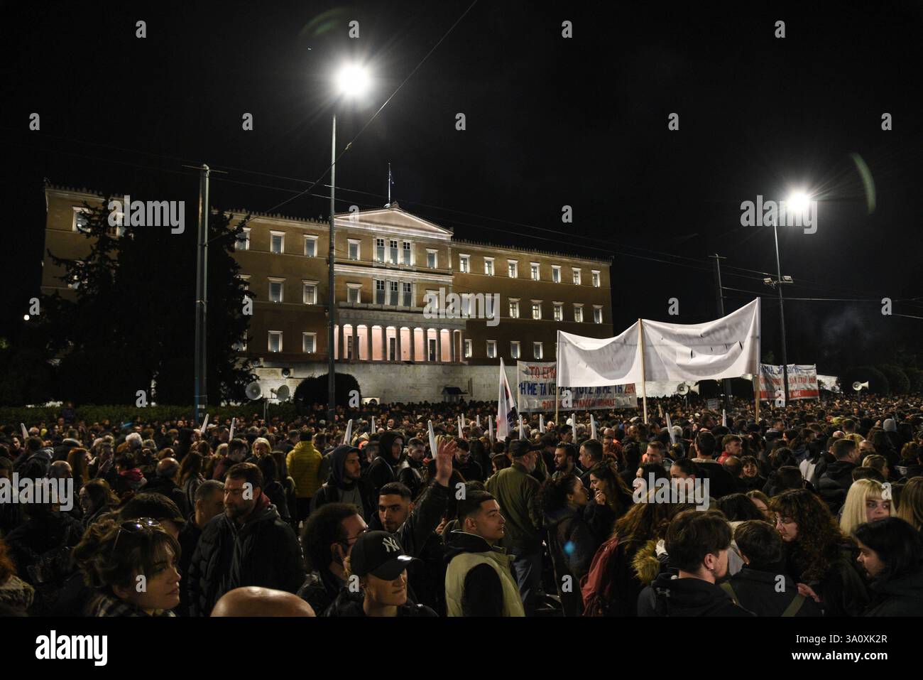 Athens, Greece. 05th Mar, 2025. Athens, Greec, March 5, 2025. Thousands ...