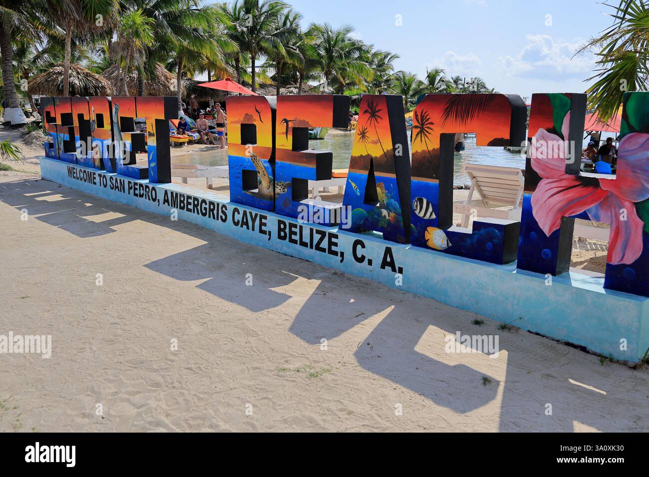 The large sign of Secret Beach, a popular seaside recreation area near ...